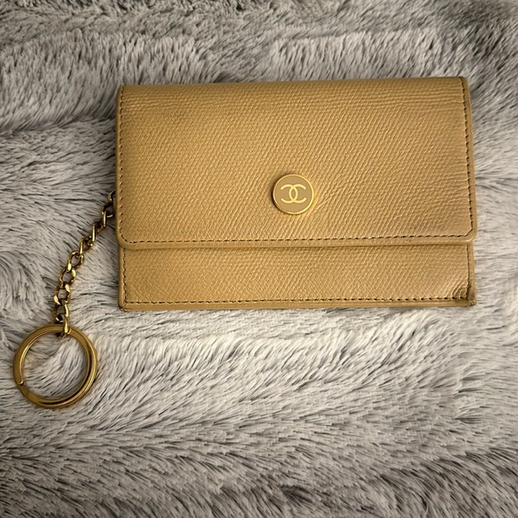 CHANEL | Bags | Chanel Card Holder And Key Ring | Poshmark